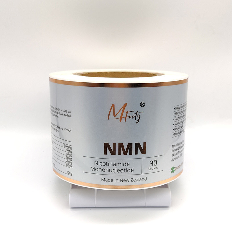 Glassine Paper Cosmetic Bottle Labels CMYK White Label Cosmetic Products