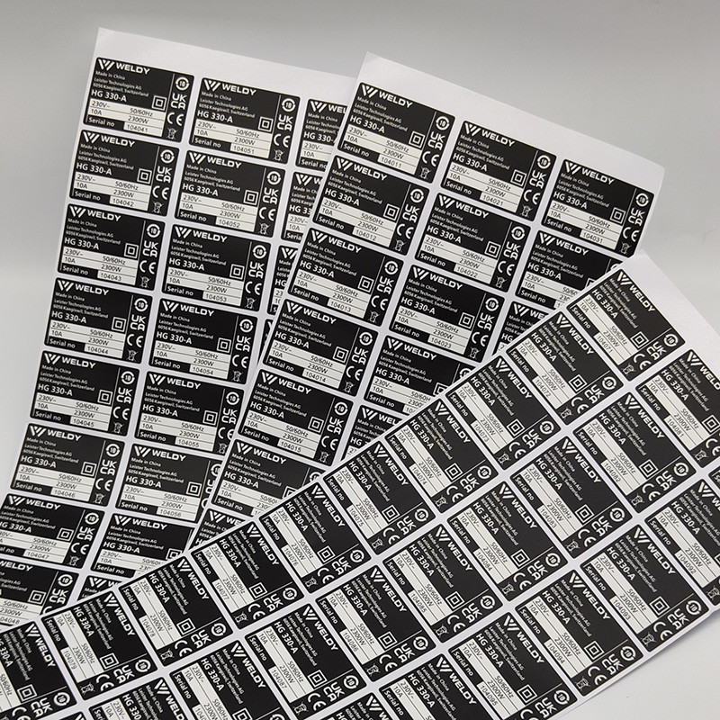 BOPP Paper Packaging Label Stickers Waterproof Varnishing Industrial ...